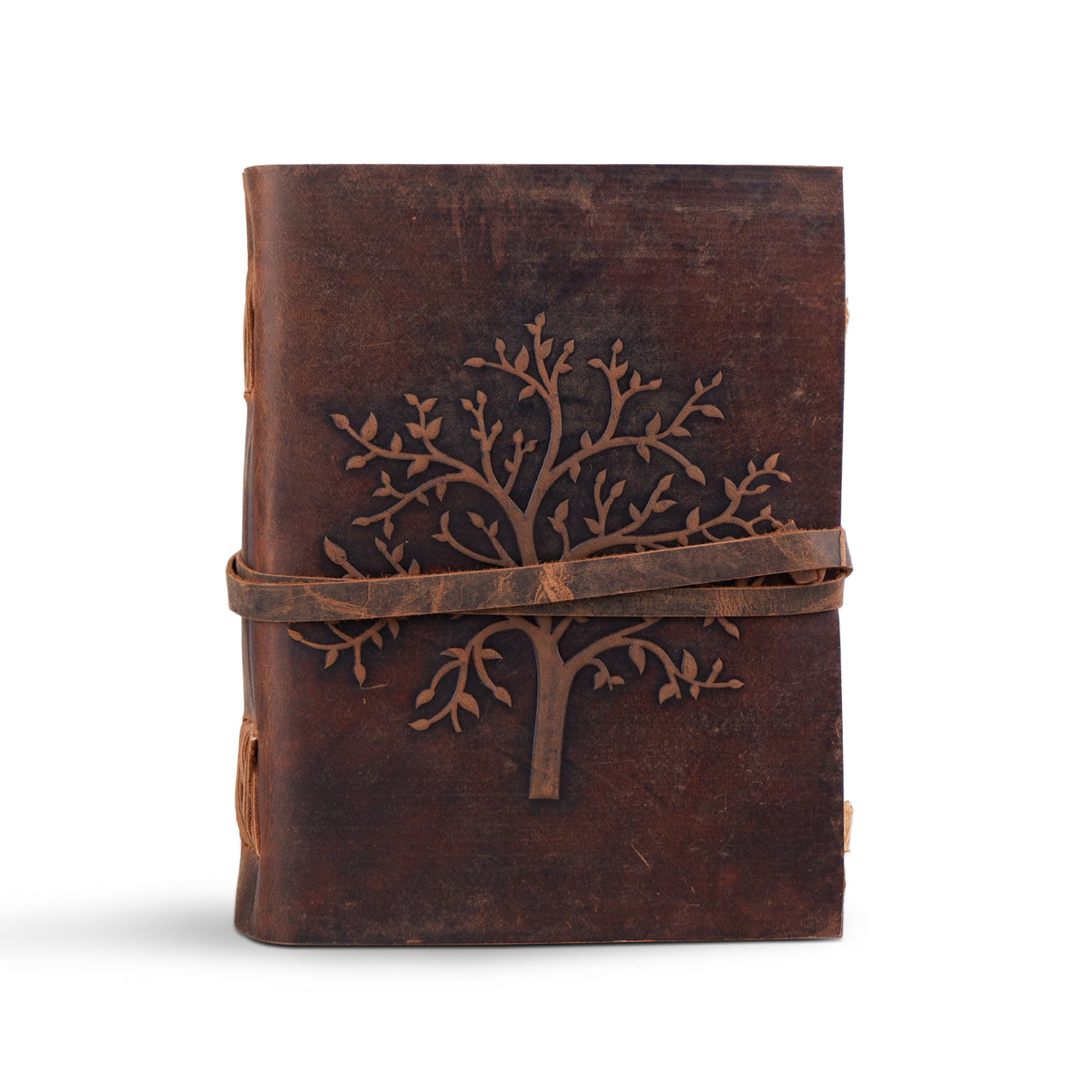 Handcrafted Hand Skilled Tree of Life Leather Journal | Vintage Leather ...